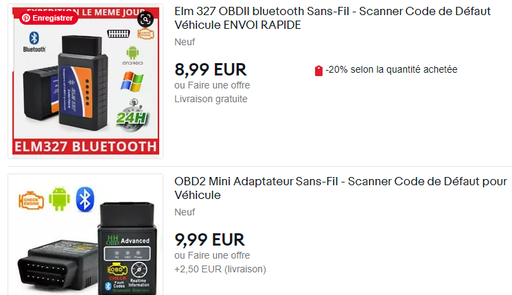 effacer code defaut sans valise - 2019